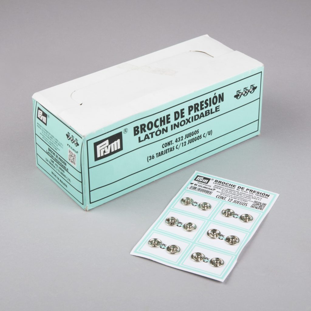 BROCHE DE PRESIÓN PLÁSTICO, 4 COMPONENTES